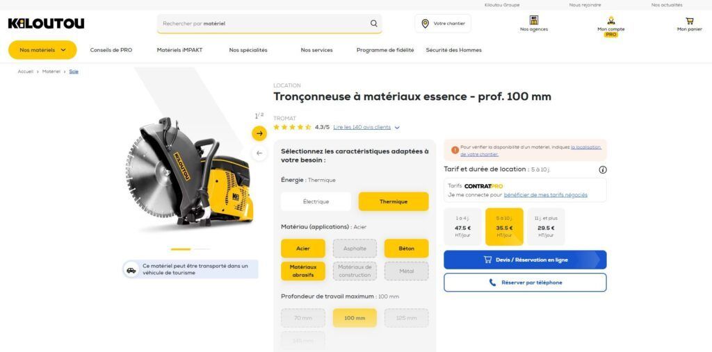 Kiloutou unveils the innovative new features of its MyKiloutou customer ...