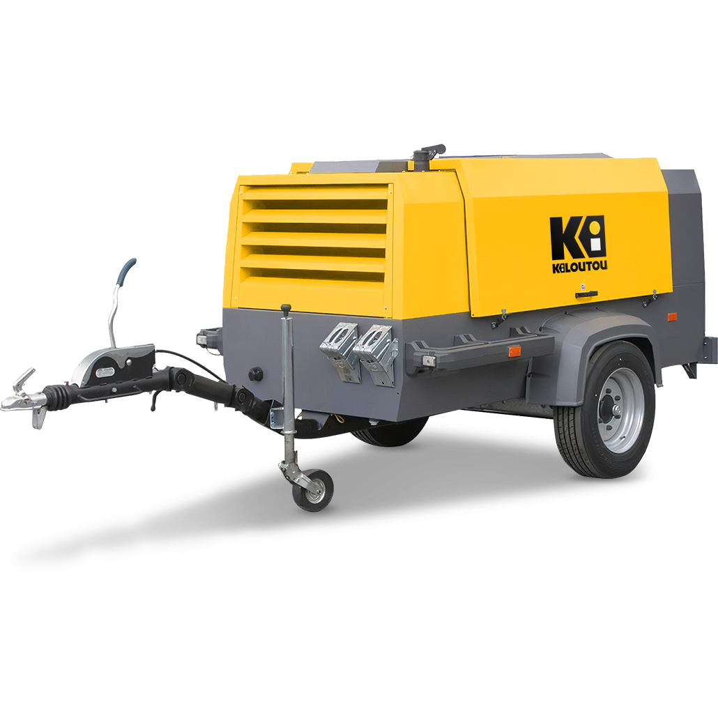 Alquiler compresor de aire diesel con remolque - 11300 L/min - Kiloutou